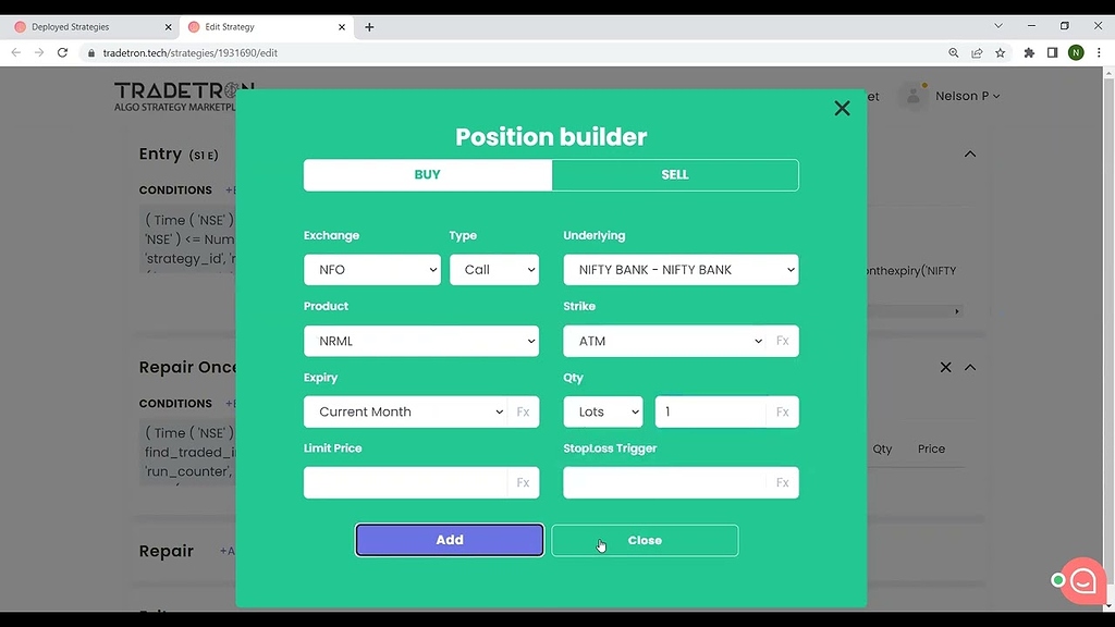 "Traded Instrument", "Traded Instrument Name" and "Net Quantity ...