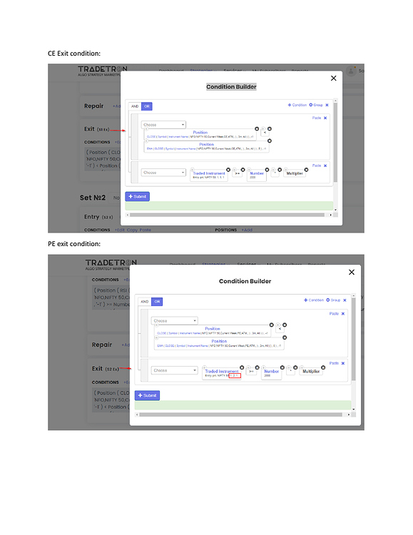 How to set PNL for particular set ? or put a stoploss on the basis of ...