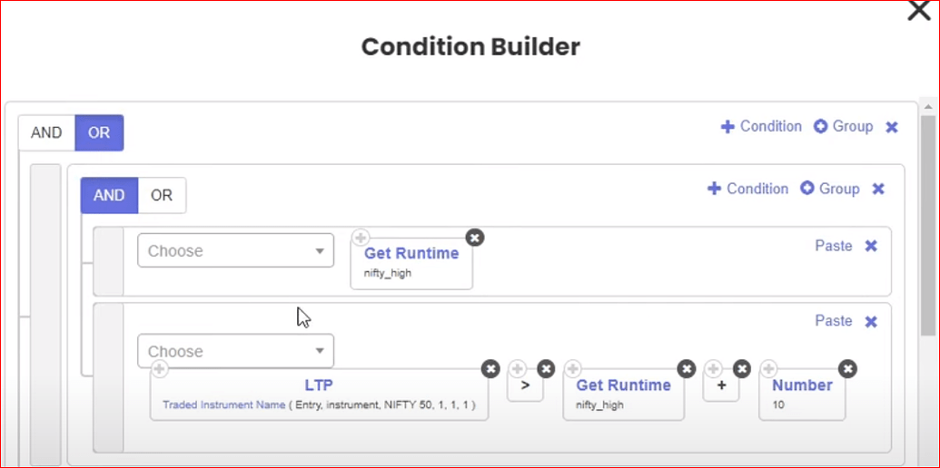 Use Entry Candle - High and Low using Runtime Variable - Tradetron QnA